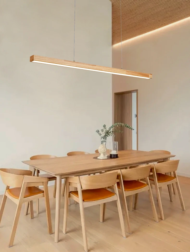 Nordic Minimalist Restaurant Bar Table A Chandelier Restaurant Office ...