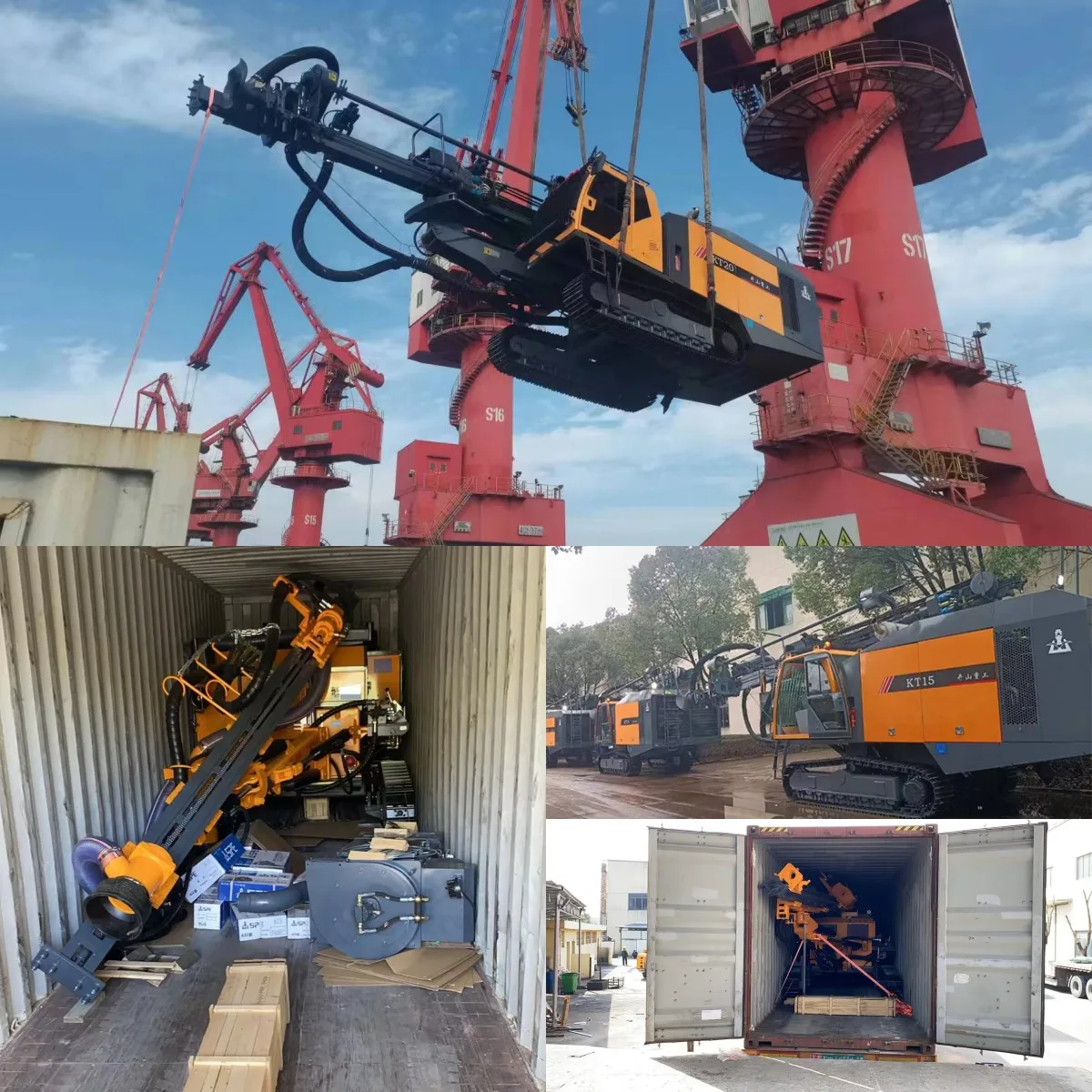 High Quality Crawler Open Pit Pneumatic Dth Hard Rock Mining Blast Hole ...