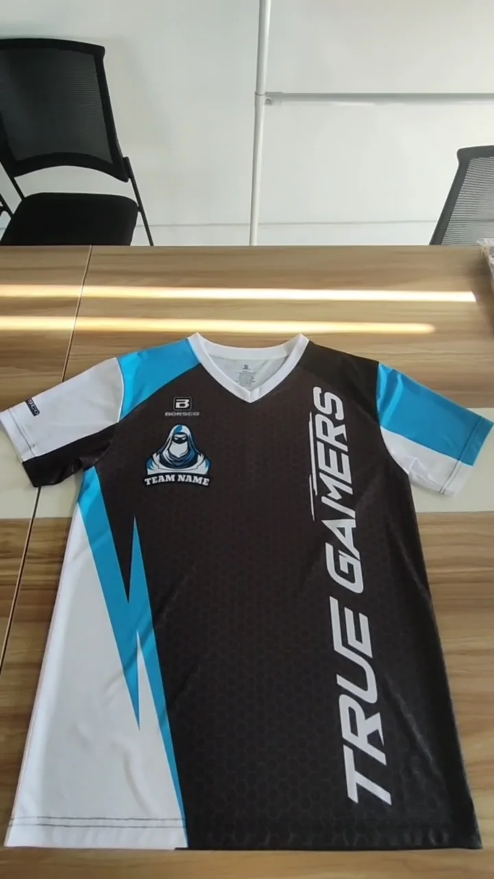 Unique Designs Sublimation Esports Jersey Team Wear Gaming Jersey T ...