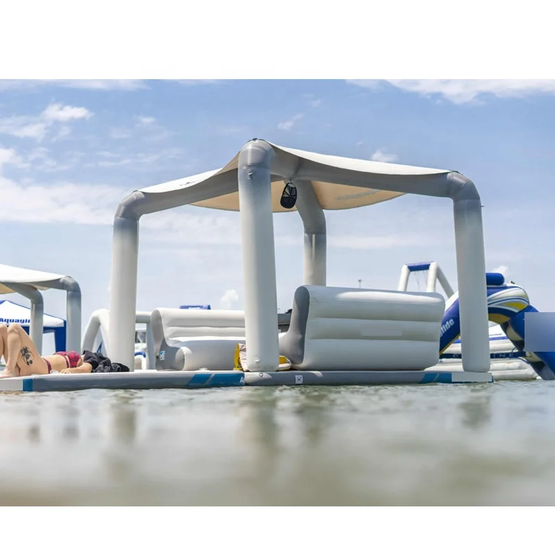 Relaxing Inflatable Sofa Chair Inflatable Floating Island Pool Float ...