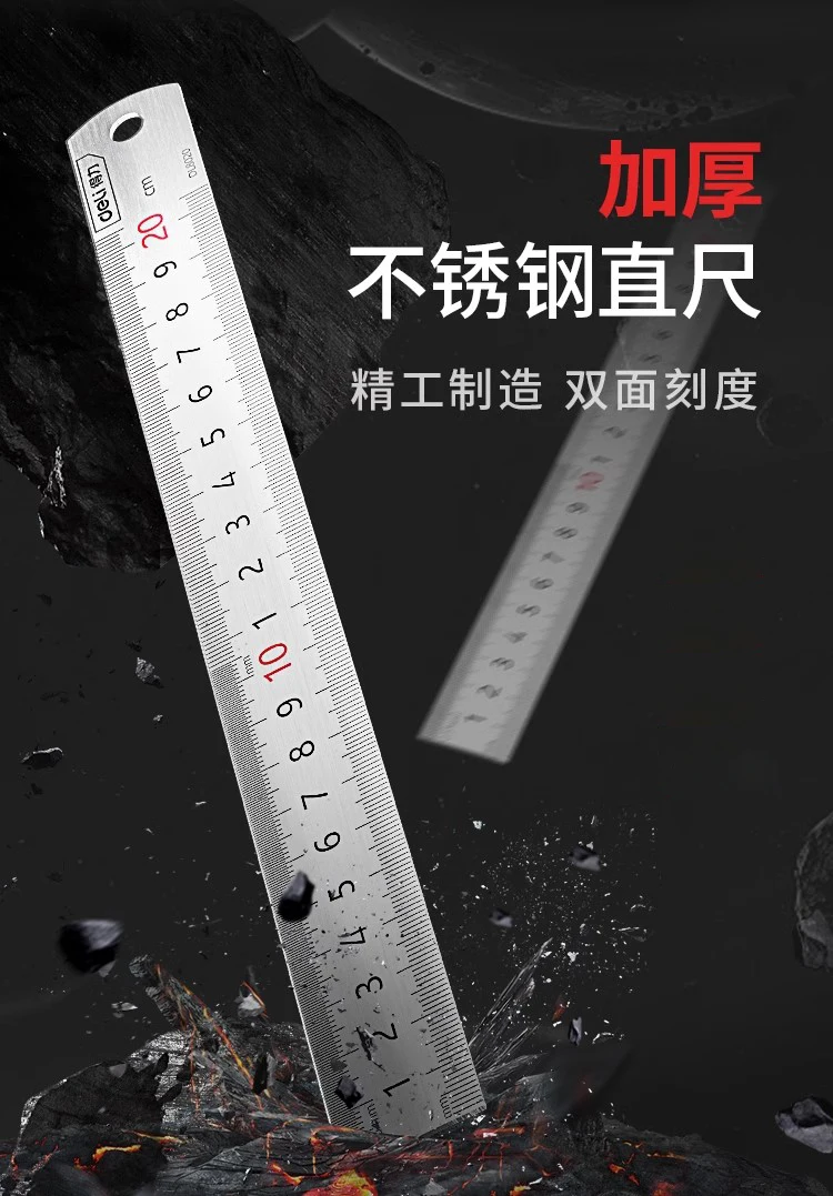 Wholesale Photo Etching Stainless Steel Ruler 15cm-2m High-precision ...