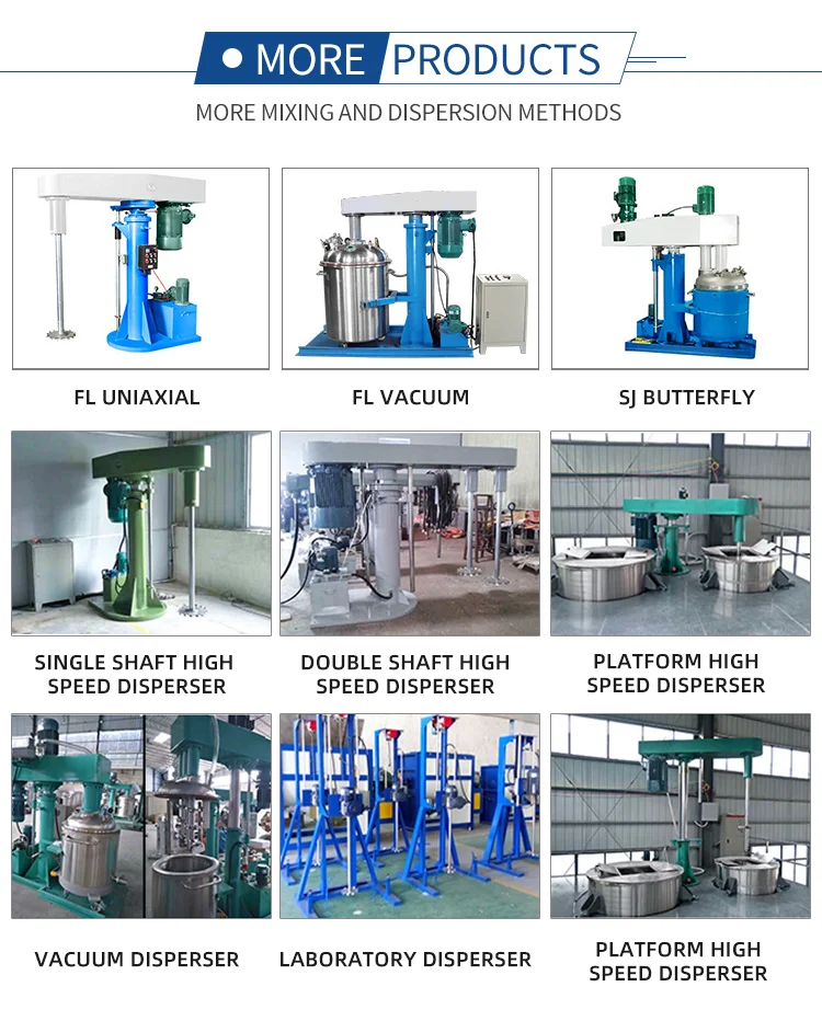 Multi-specification Dispersing Mixer Dispersing Machine Supporting ...