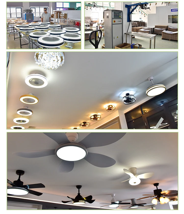 Aier Modern Ceiling Fan With Light Wood Acrylic Abs Fan All Copper ...