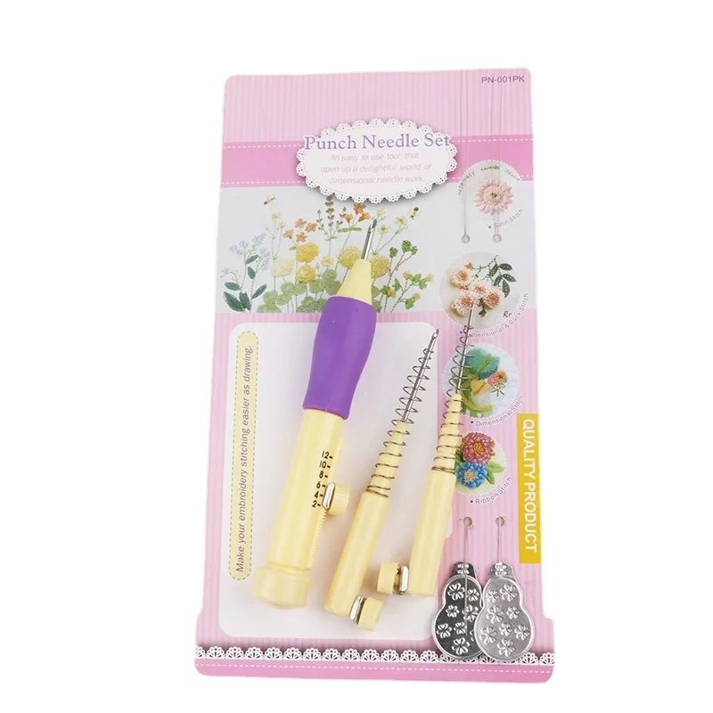 Hand Woven Crochet Yarn Poking Embroidery Pen Needle Sweater Needles ...
