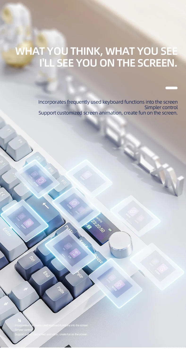 Attack Shark K86 Mechanical Keyboard - RGB, Bluetooth, Customizable