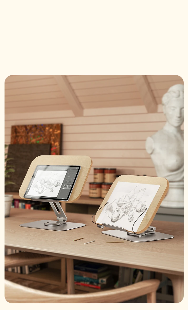 Boneruy Rotate Reading Stands - Portable & Adjustable Support