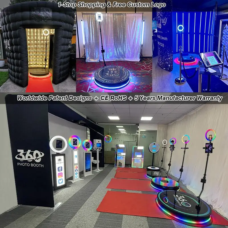 Rotating Automatic 360 Photo Booth For Business Rotating 360 Photo ...