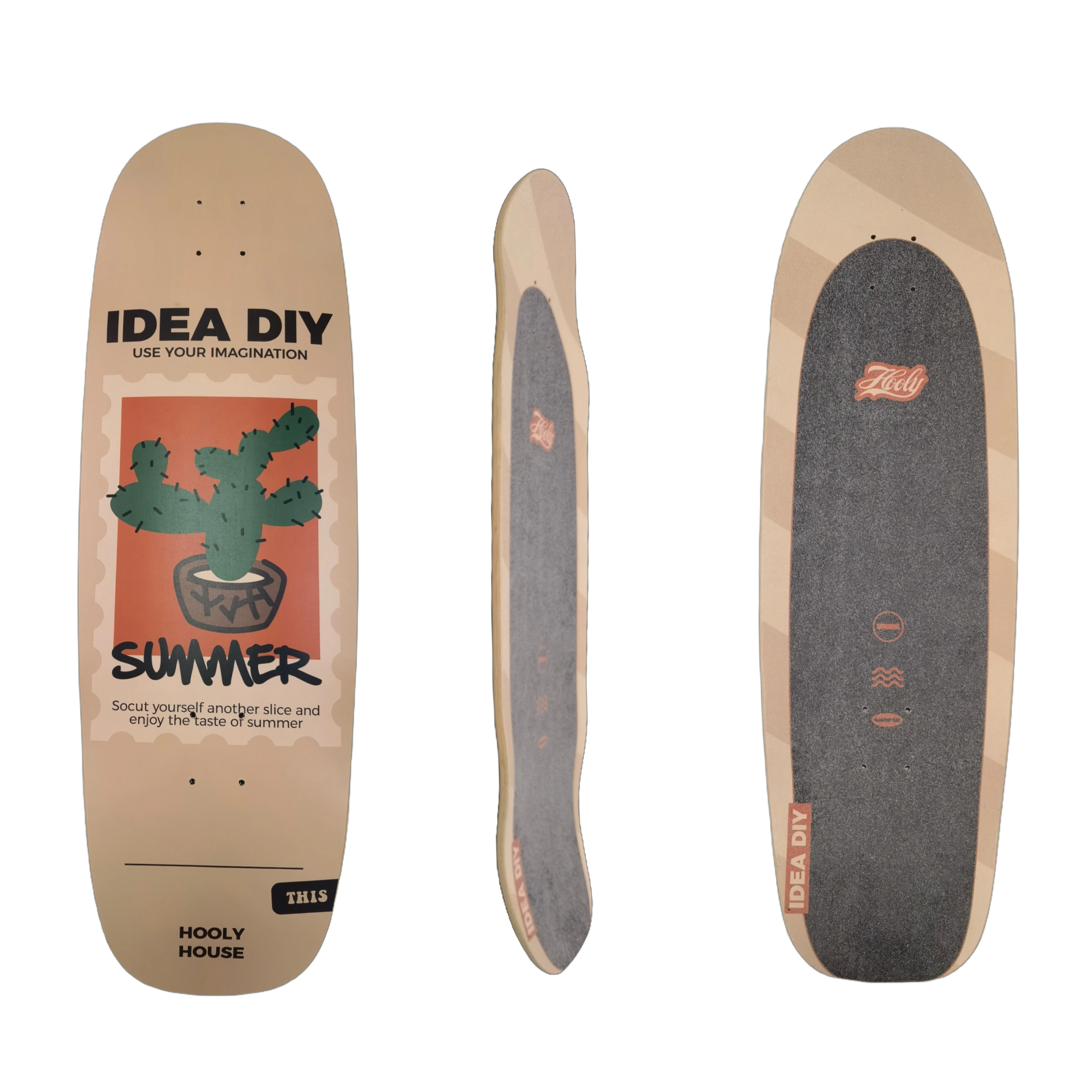 Customized Pro Canadian Maple Top Grade Smooth Surf-skateboard Deck OEM ...