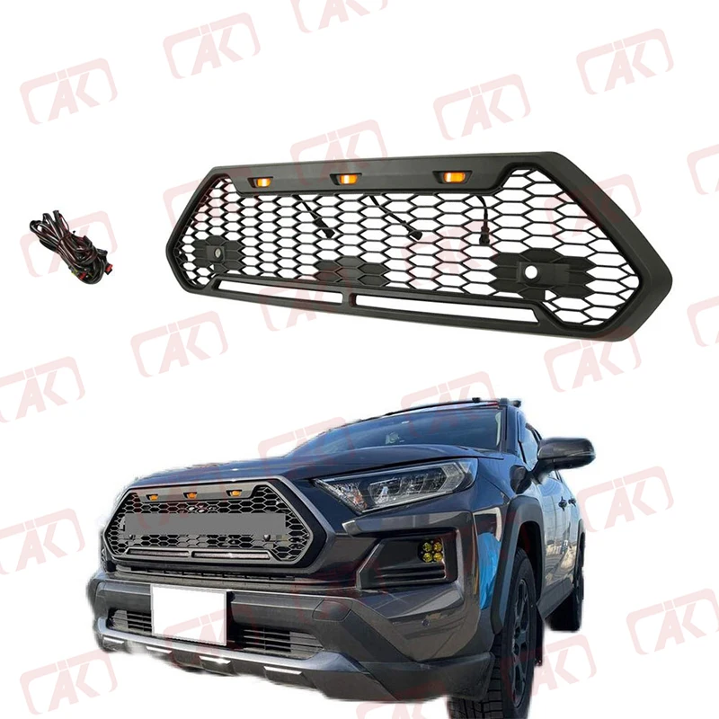 Car Body Kit Modified Led Front Grille Grill for Toyota Land Cruiser ...