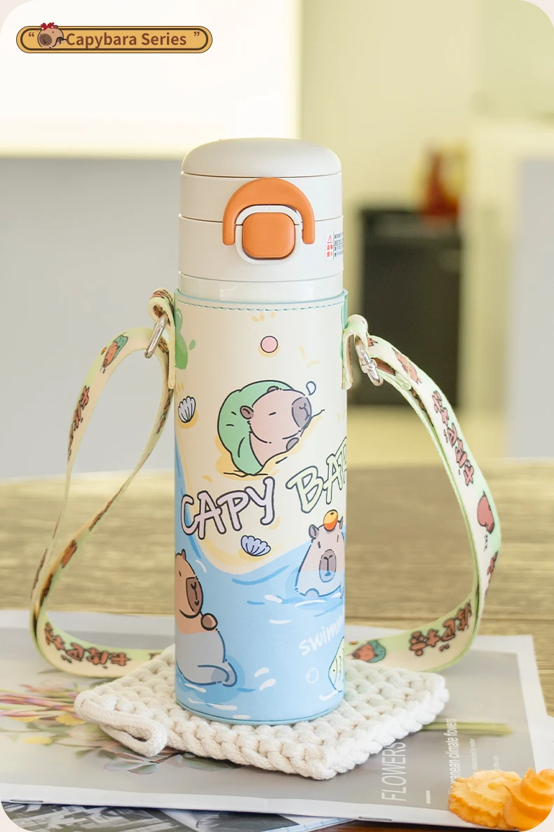 520ml 316 Stainless Steel Portable Vacuum Insulated Water Bottle with Leak-proof Lid Outdoor ...