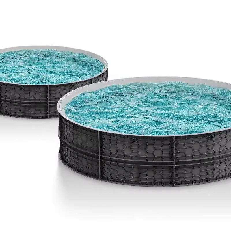 Commercial Above Ground Fish Pond Aquaculture Fish Farming Tank For Ras ...