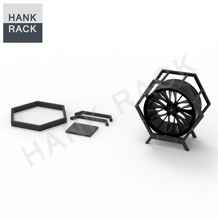Honeycomb Hexagon Car Rim Display Stand Alloy Wheel Display Rack Wheel ...