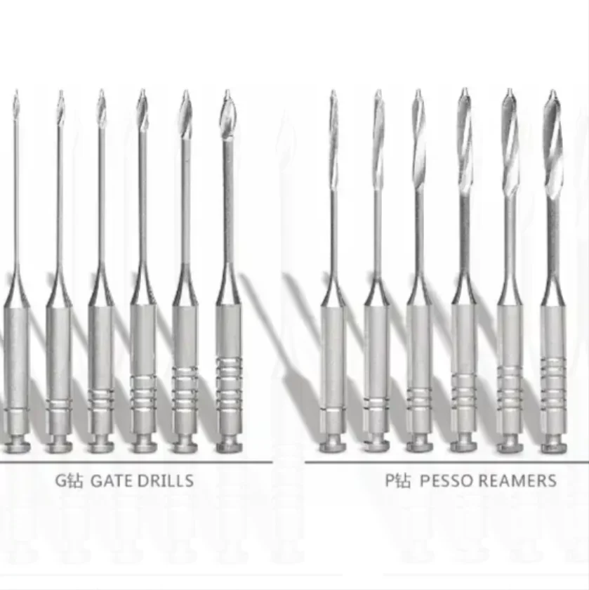 Dental 32mm Gates Glidden Endodontic Files Peeso Reamers Drill Burs ...