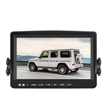 9-35v Desktop Monitor 9 Inch Car Mirror Screen Night Vision Rear 2 ...