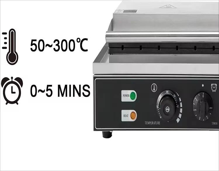 Professional Waffle Maker - Commercial Rectangular Machine