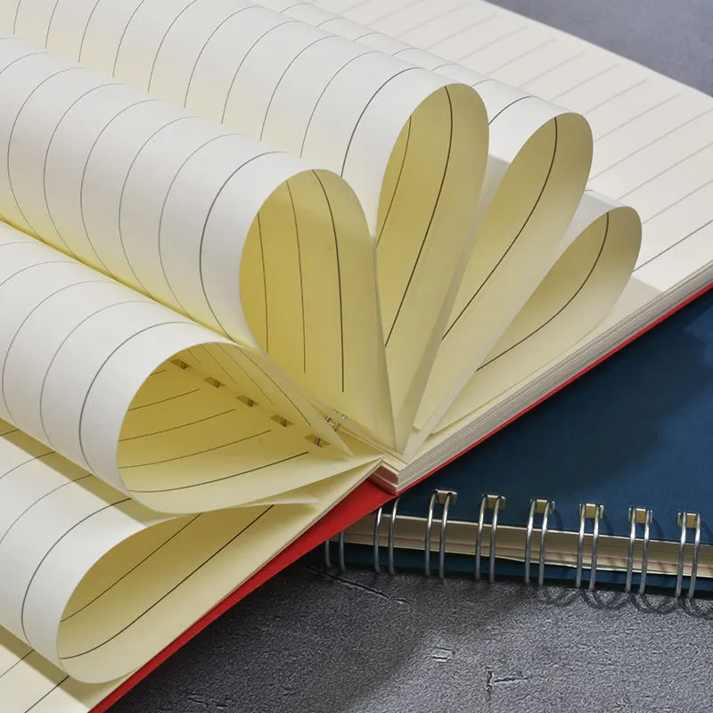 Wholesale Paper Notebooks Custom Logo Lined Printing Kraft Notebooks ...