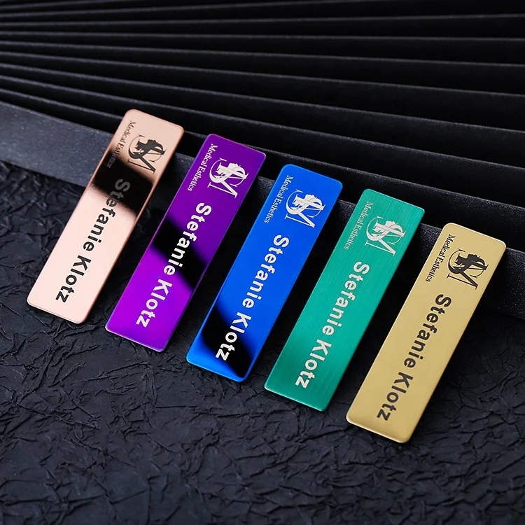 Alibaba.com: Custom Magnetic Name Badge 75mm Stainless Steel Laser ...