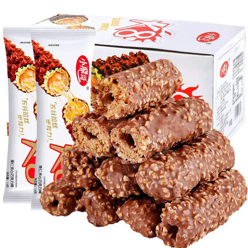 Five layer sandwich chocolate candy Multiple raw materials Nuts nuts ...