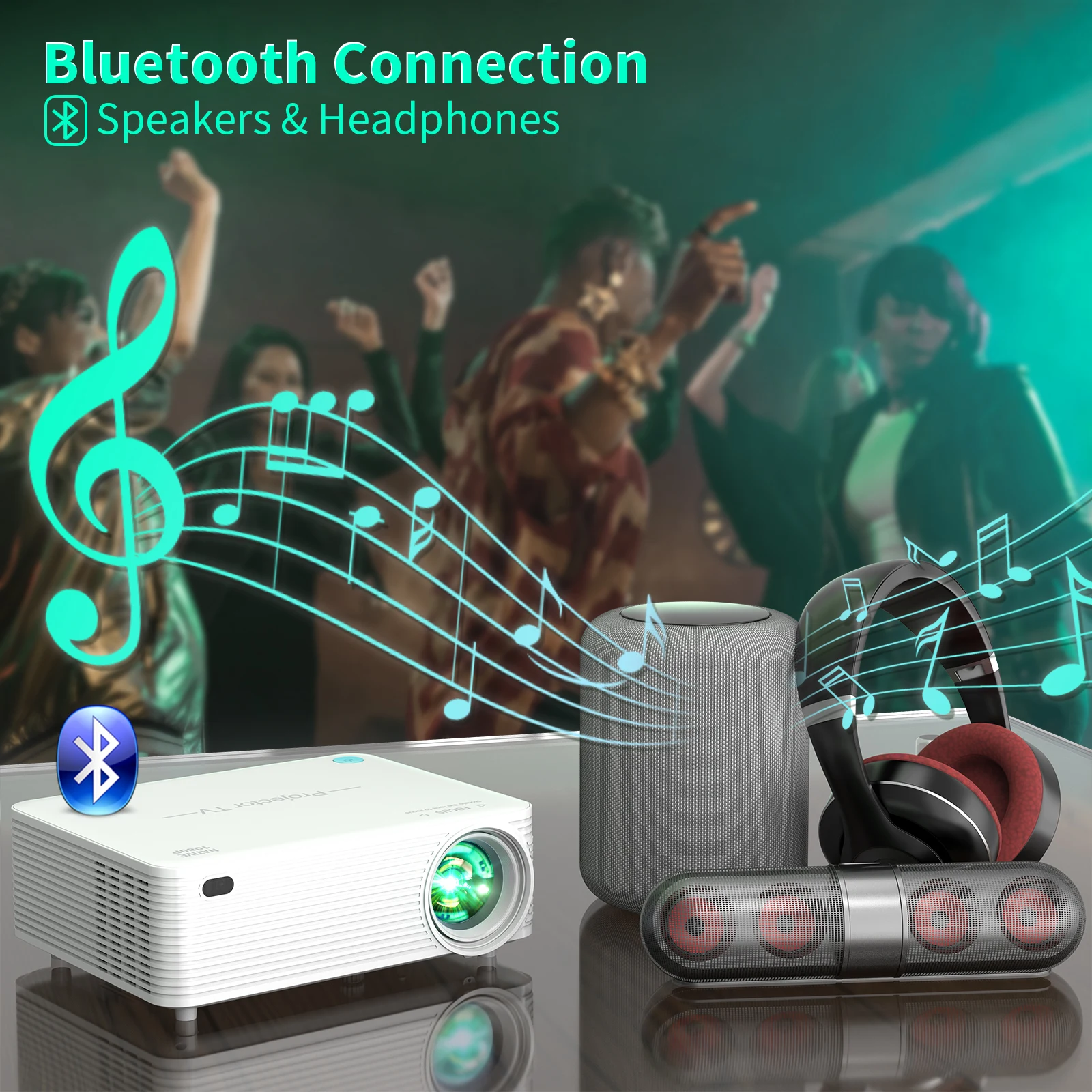 A30 New Full Hd 1080p Smart Wireless Home Theater Projector Led Wifi 3d ...