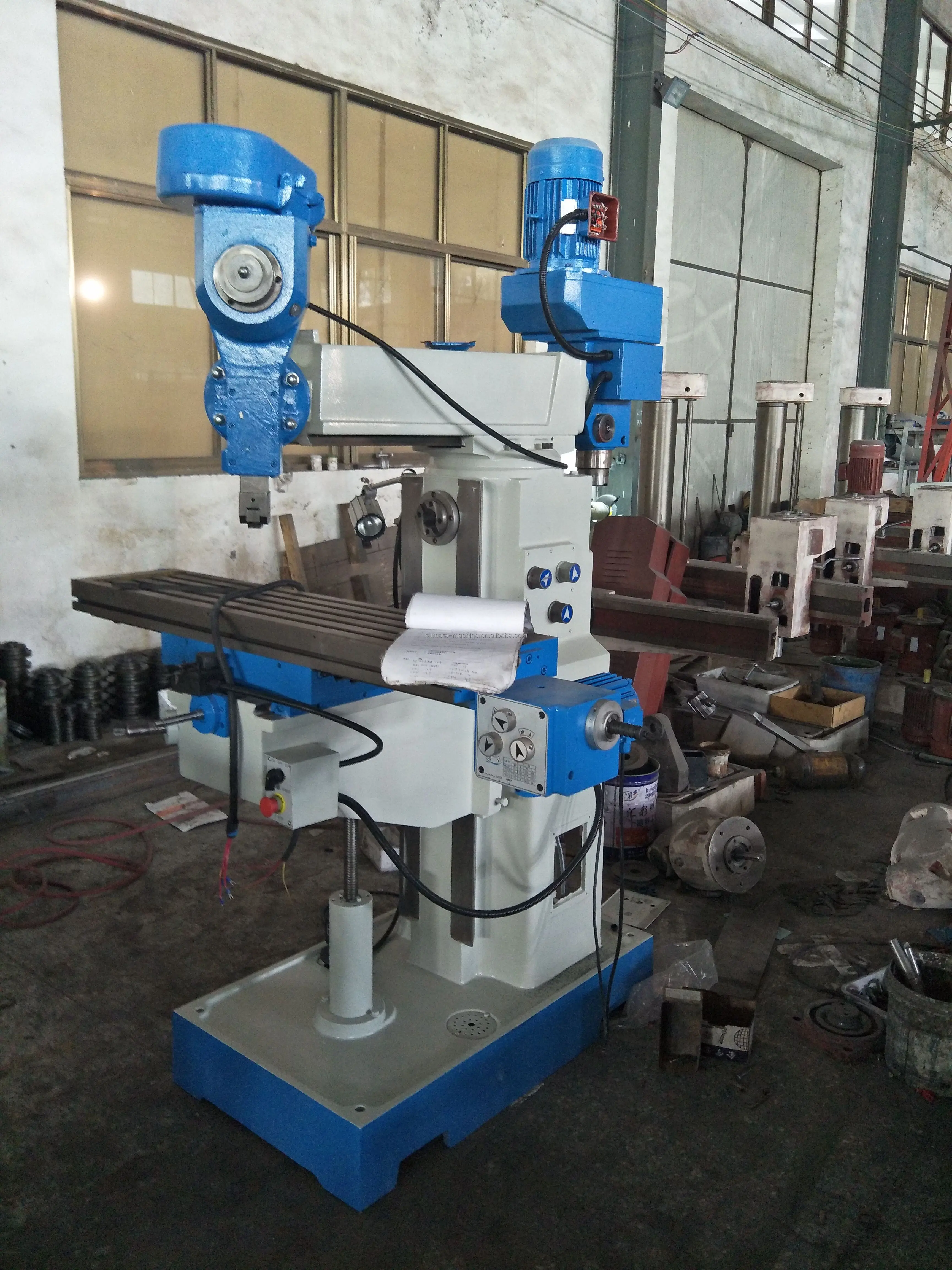 Sumore Sp2233 Sp2234 Metal Milling Machine Vertical With Rotary Table ...