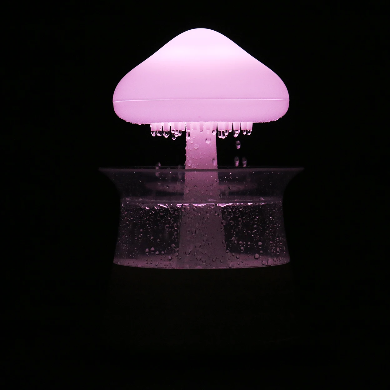 Relaxing Mushroom Cloud LED Lamp with Cool Mist Aroma Diffuser
