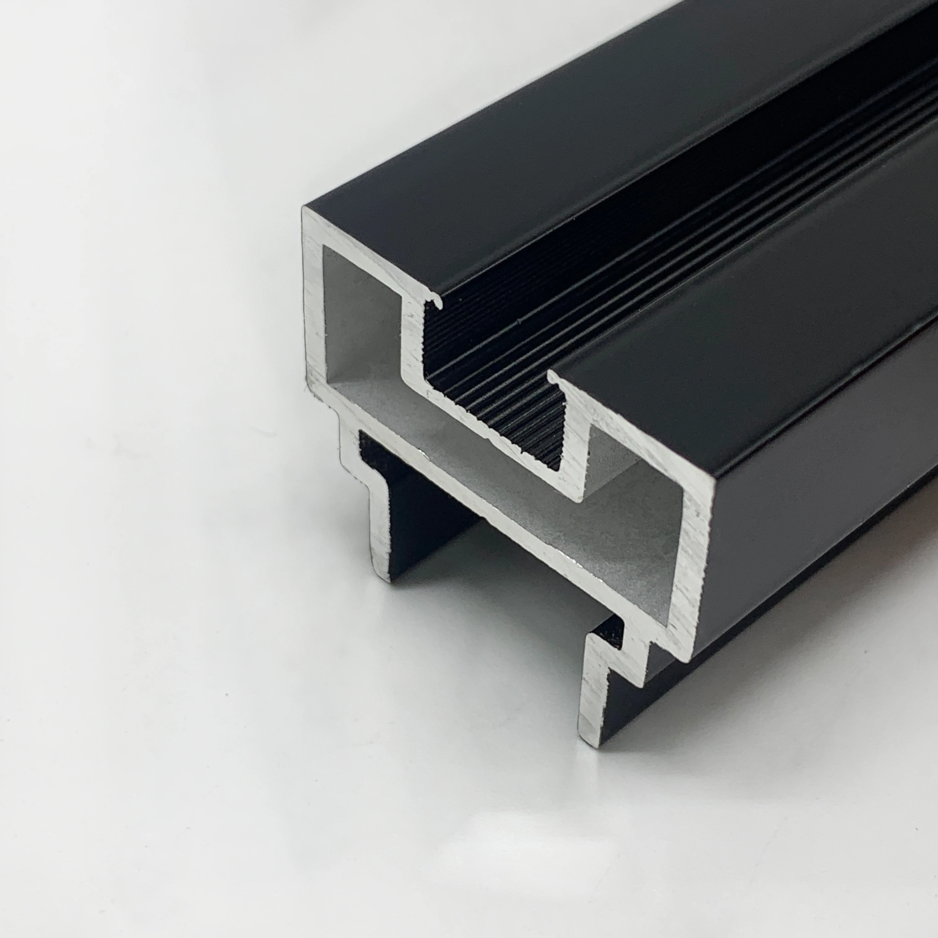 Aluminum Extruded Glass Partition Sliding Profile Slim Glass Door ...