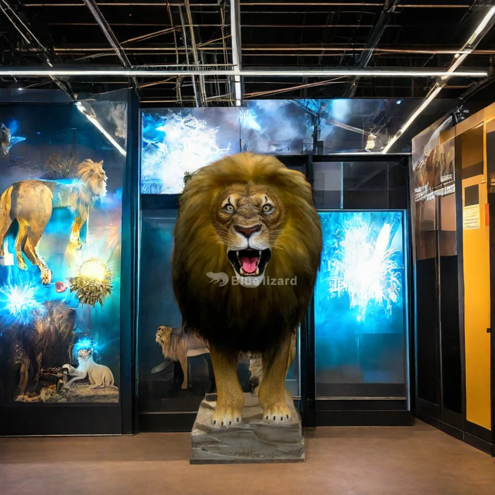 Realistic Vivid Moving Indoor Sculpture Jungle Theme Park Decoration ...