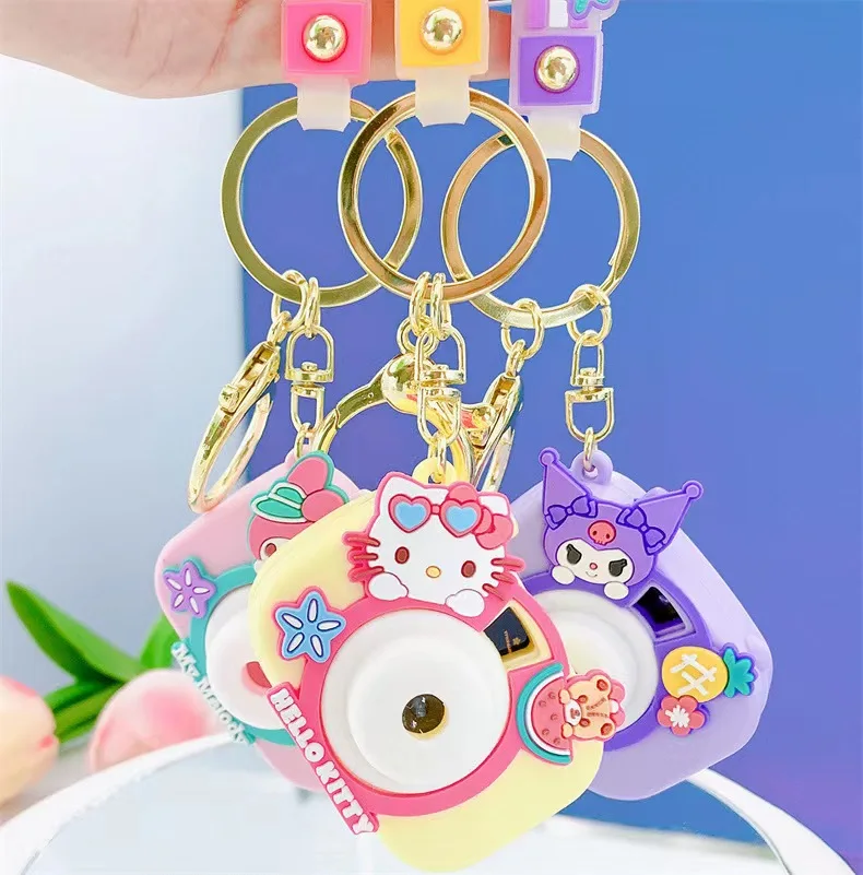 Sanrio Summer Camera Hellokitty Mymelidy Kuromi Cinnamoroll Car Keychains Pendant - Buy Sanrio ...