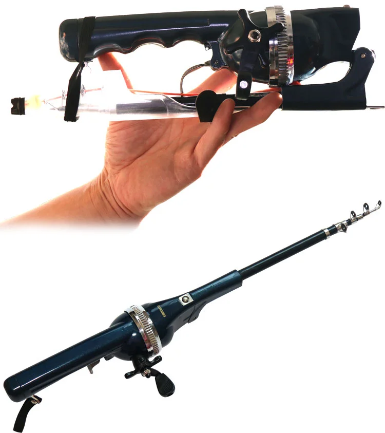 Guangwei Collapsible Telescopic Fishing Rod - Spinning Fiberglass