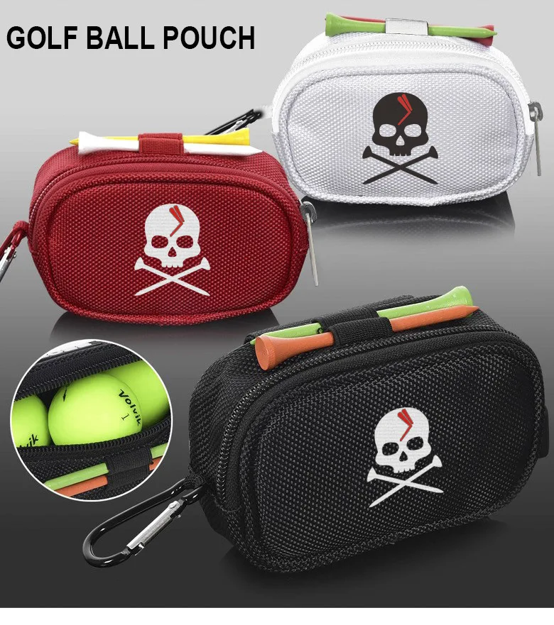 Gamen Portable Small Golf Ball Bag Golf Tees Holder Carrying Storage ...