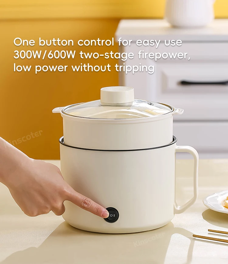 Small Portable Electric Mini Multi Cooker Kitchen Cooking Pot 1.8l ...