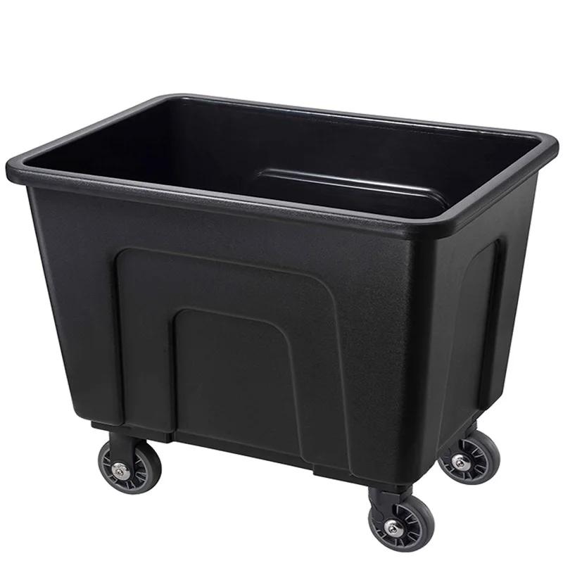 Laundry Trolley Housekeeping Cart Plastic Laundry Cart Linen Trolley ...
