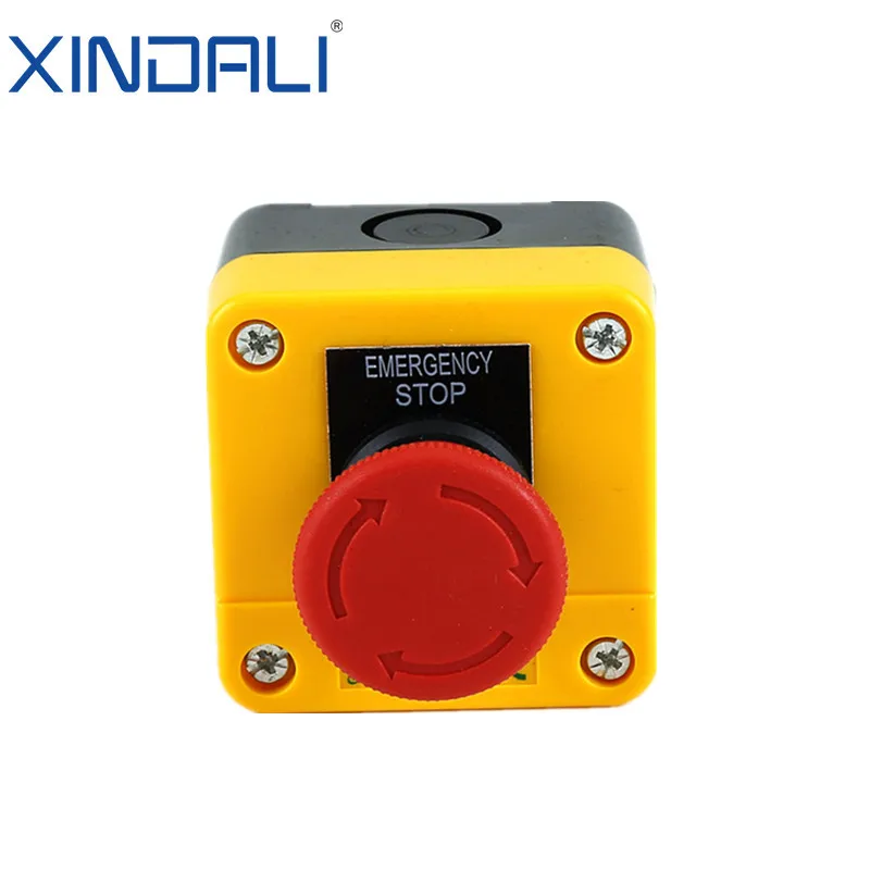 Waterproof E-stop Switch 1nc Push Button Switch Box Emergency Stop Push ...