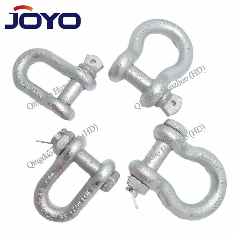 Lifting Shackle Drop Forged Screw Pin Chain G210 Shackle 4 Times or 6 ...
