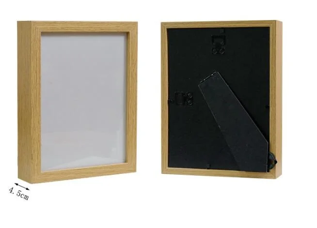 Solid Art Wood Custom Photo Desk Mounted Picture Frame Modern Design ...