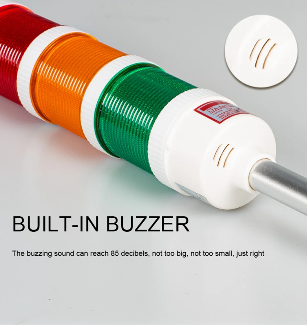 Industrial Red Orange Green Indicator Alarm Signal Tower Led Strobe ...