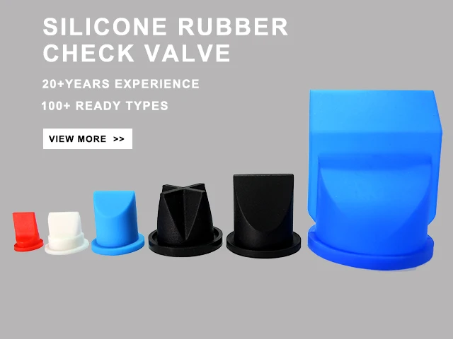 Small Silicone Rubber Duckbill Valve - Low Pressure Non Return
