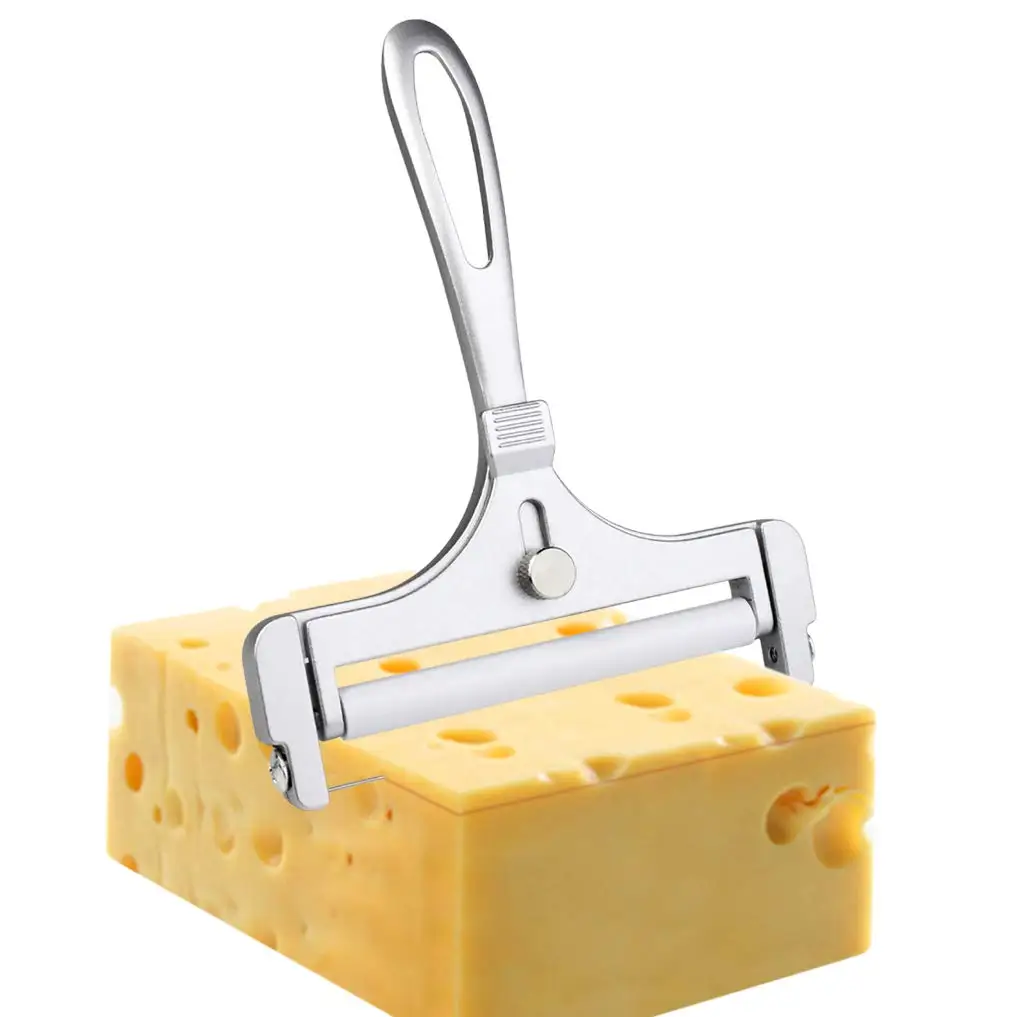 Aluminum Alloy Cheese Slicer Adjustable Thickness Cheese Butter Cutter ...
