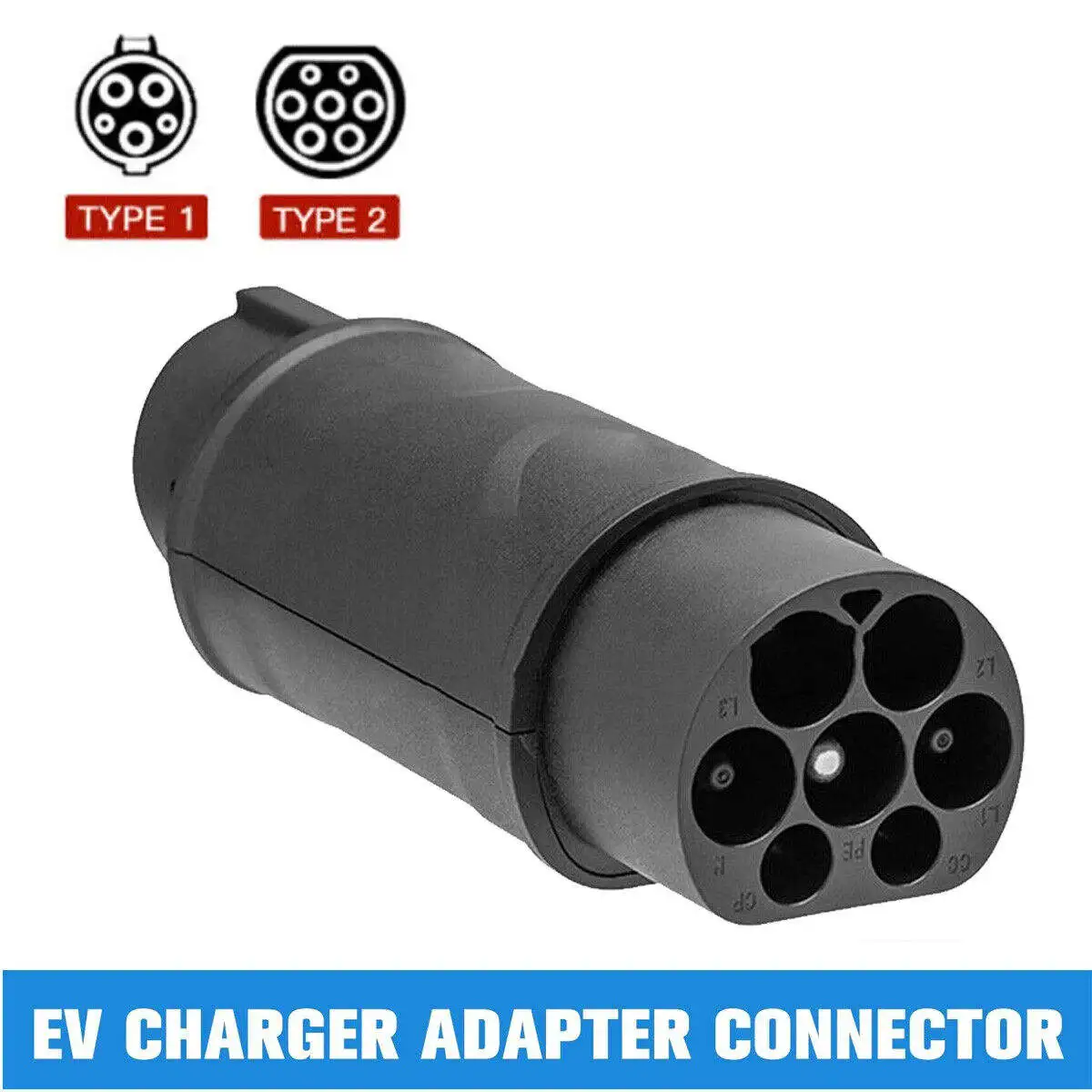 Electric Vehicle Charging Adapter Ev Charging Connector Adapter Type 2 ...