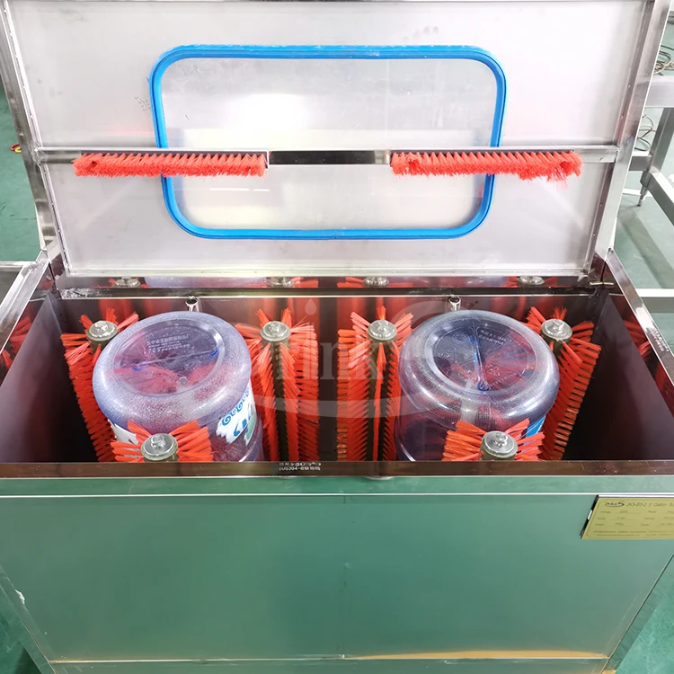 Manual Type Double Barrel 5 Gallon Bottle Washing Machine