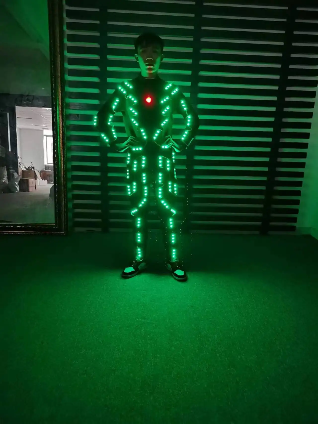 Support Customized Led Robot Costume Suit Stilt Walking Robot Suit Dmx ...