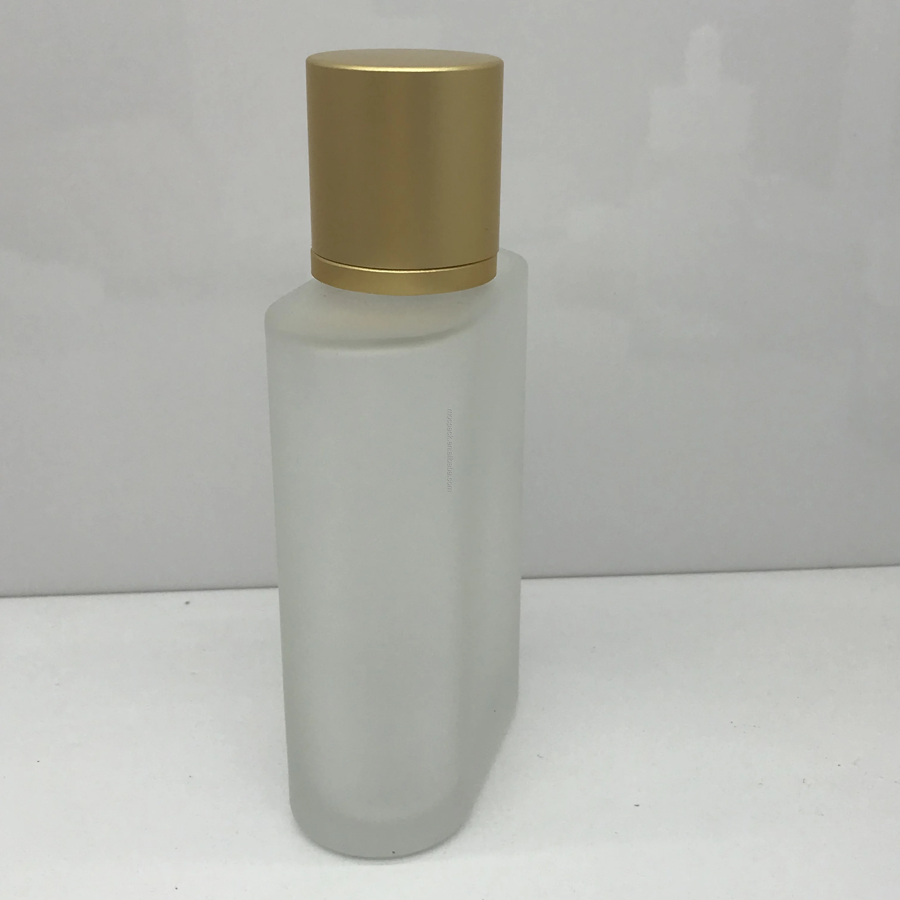 Free Samples Luxury 30ml 50ml 100ml Frosted Oblate Shape Glass Mist ...