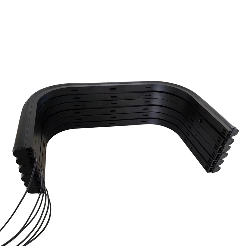 AGV trolley edge switch rubber bumper safety touch edge switch bendable ...