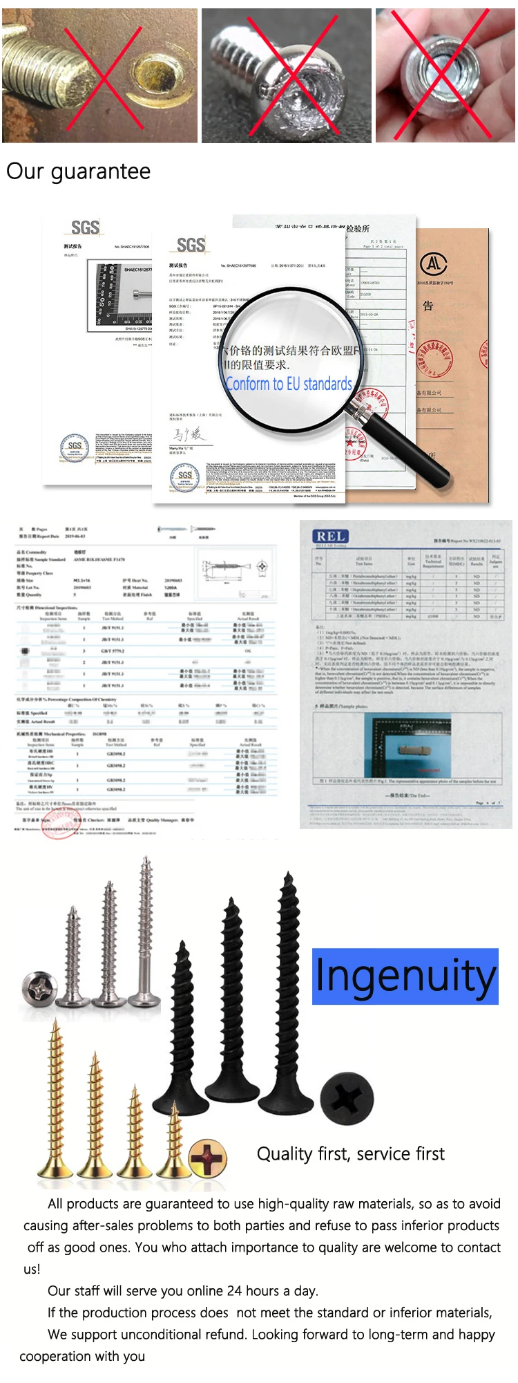 Custom Metal Leather Aluminium Brass Screw Shoulder Lead Sealing ...