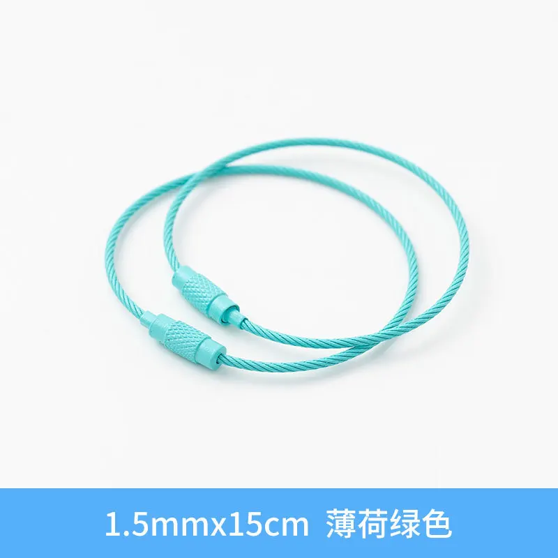 Stainless Steel Wire Holder Loops - Durable Key Chains