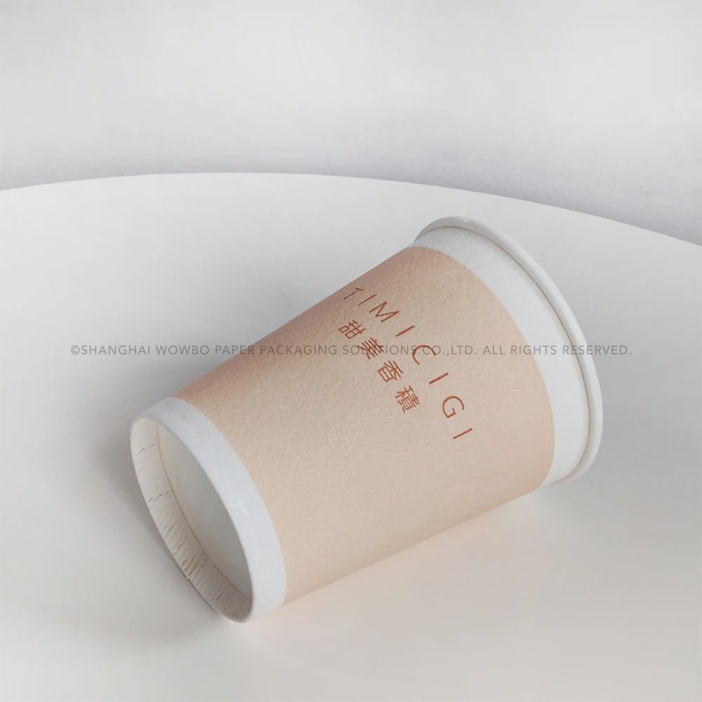 New Model Insulated Customized Logo10oz 12oz Light Orange Flocking ...