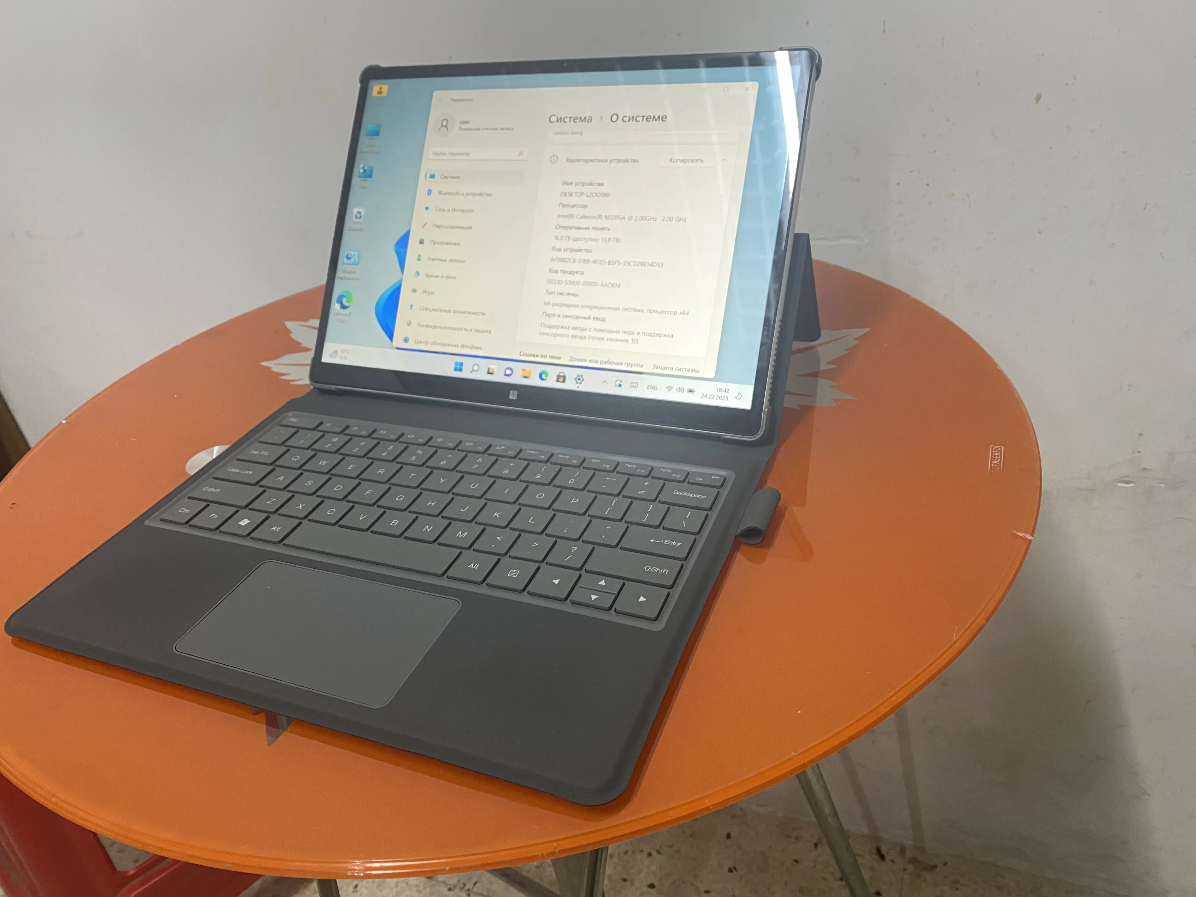 13 Inch 2 In 1 Windows11 Tablet And Laptop Touchscreen Intel N5095 ...