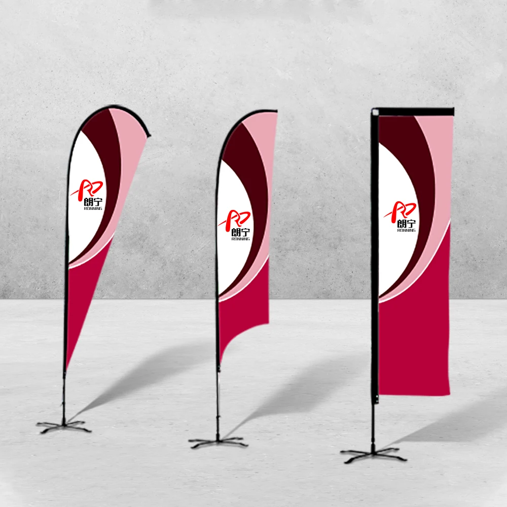 Ronningstar Banners Beach Flags Custom Double-sided Beach Teardrop ...