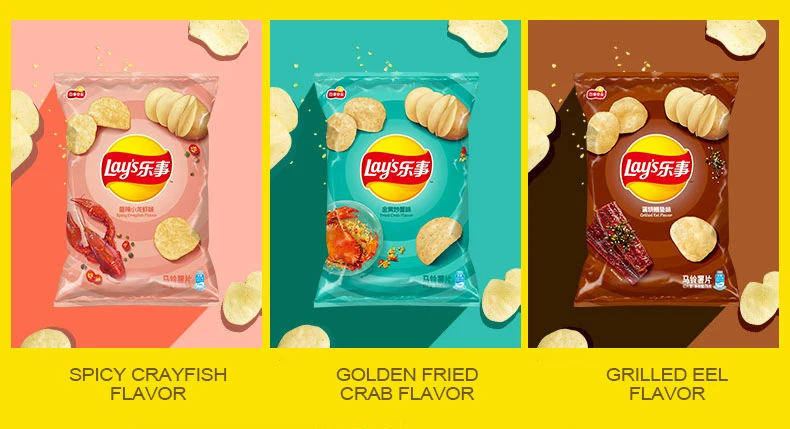 Lays Potato Chips Bag 40g70g Wholesale Many Flavors Exotic Snacks Puffed Food Hot Lays Chips