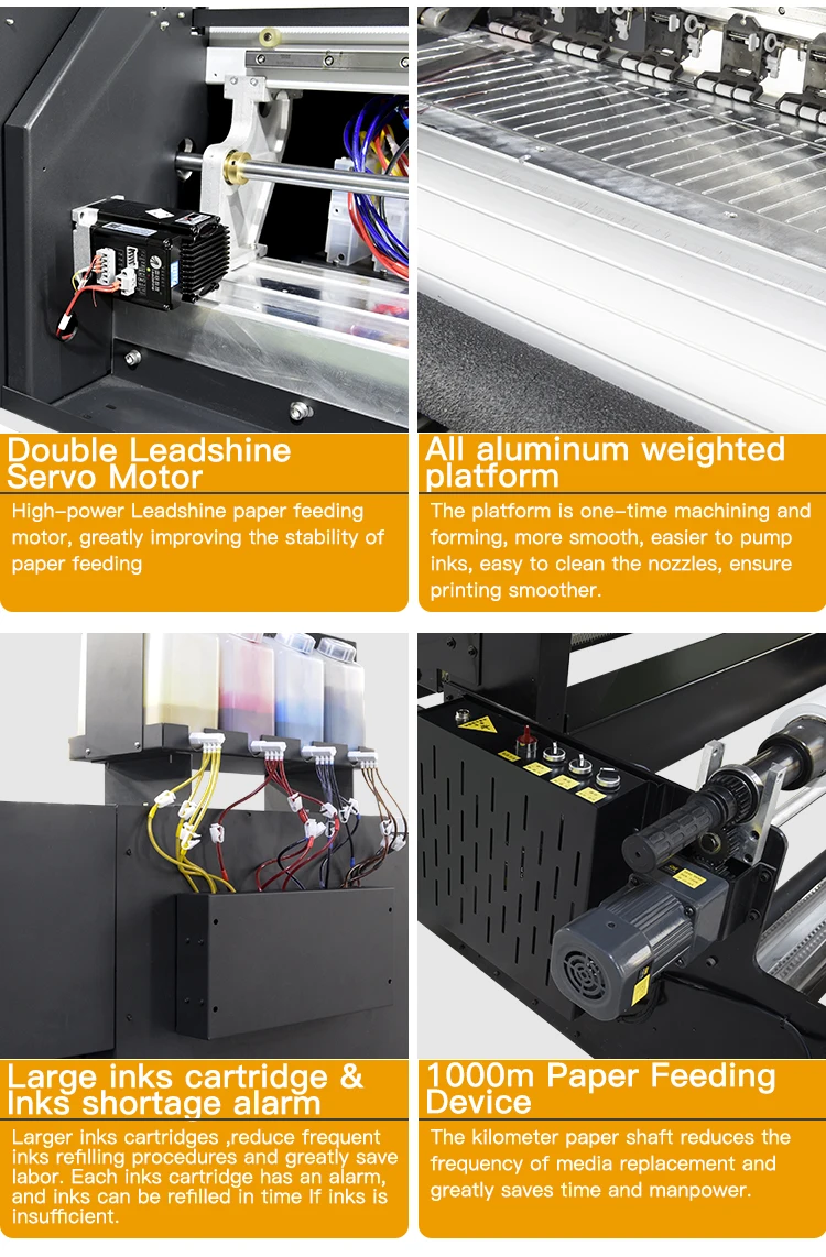 Locor Heavy Duty Industrial Fast Speed 8 Heads Sublimation Printer